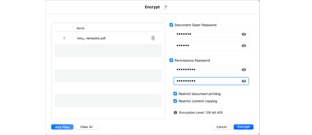 How to Encrypt and Protect PDF Documents