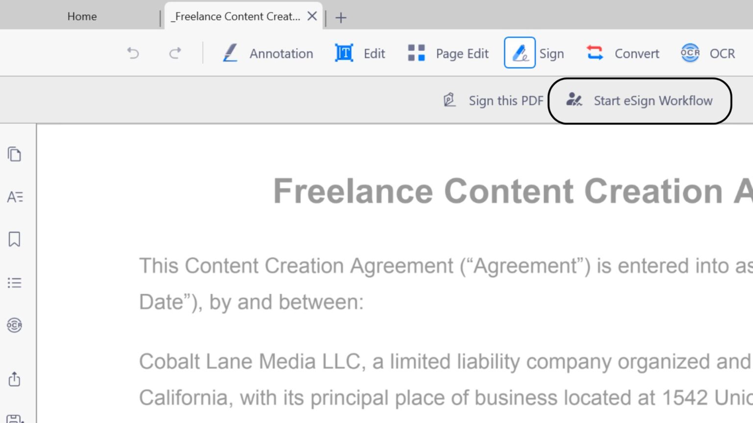 How to Start an eSign Workflow in KDAN PDF for Windows - KDAN Document Blog