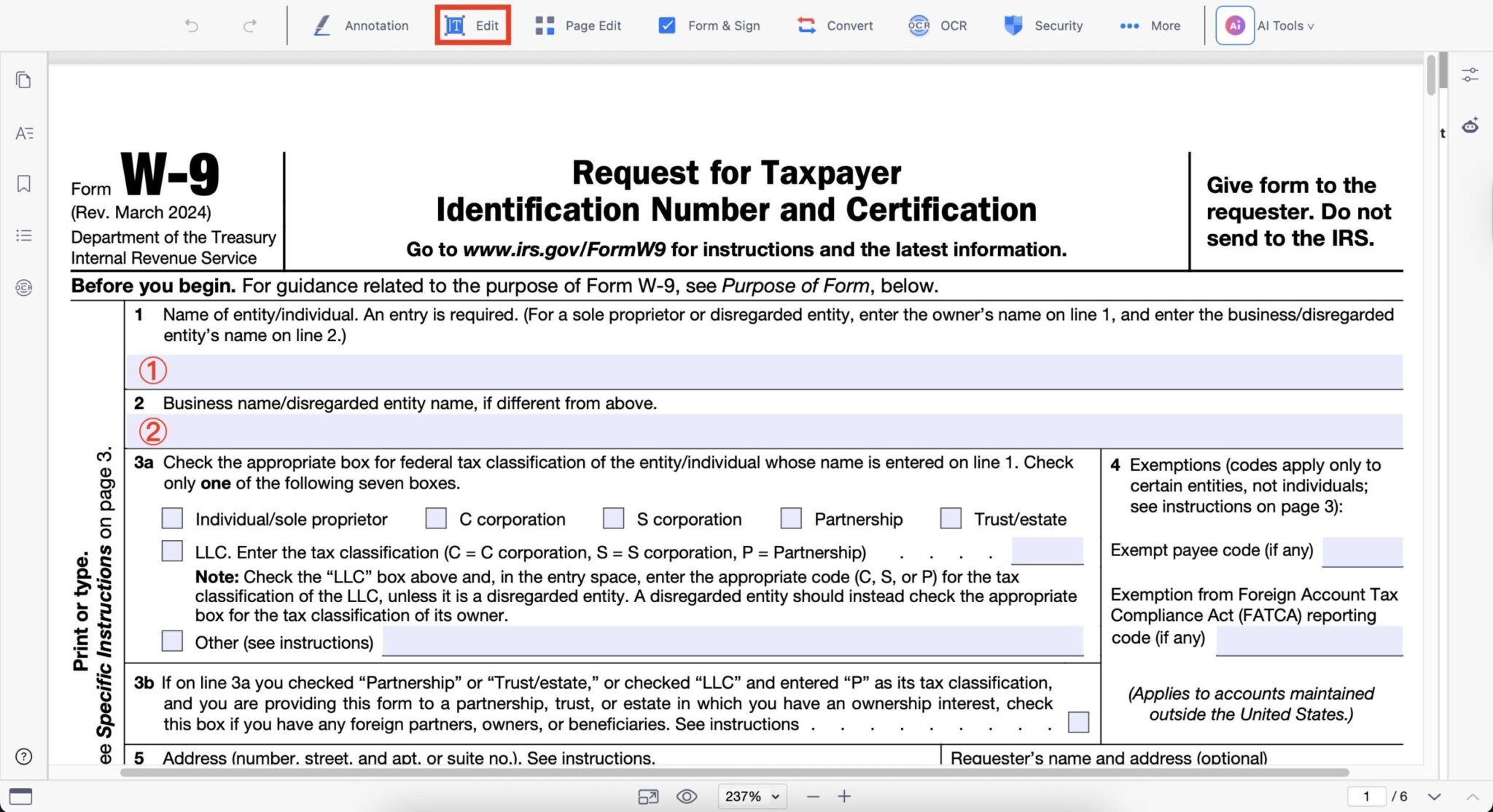 How to Fill Out a W-9 Form PDF in 2026: The AI-Powered, Stress-Free ...